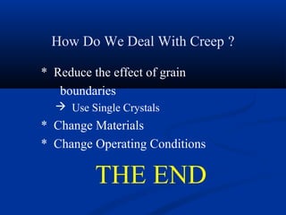 Introduction of creep | PPT