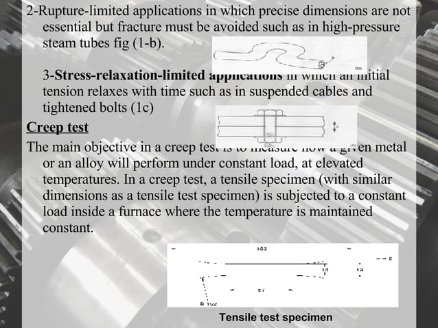 Creep testing machines | PPT