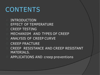 Creep | PPTX