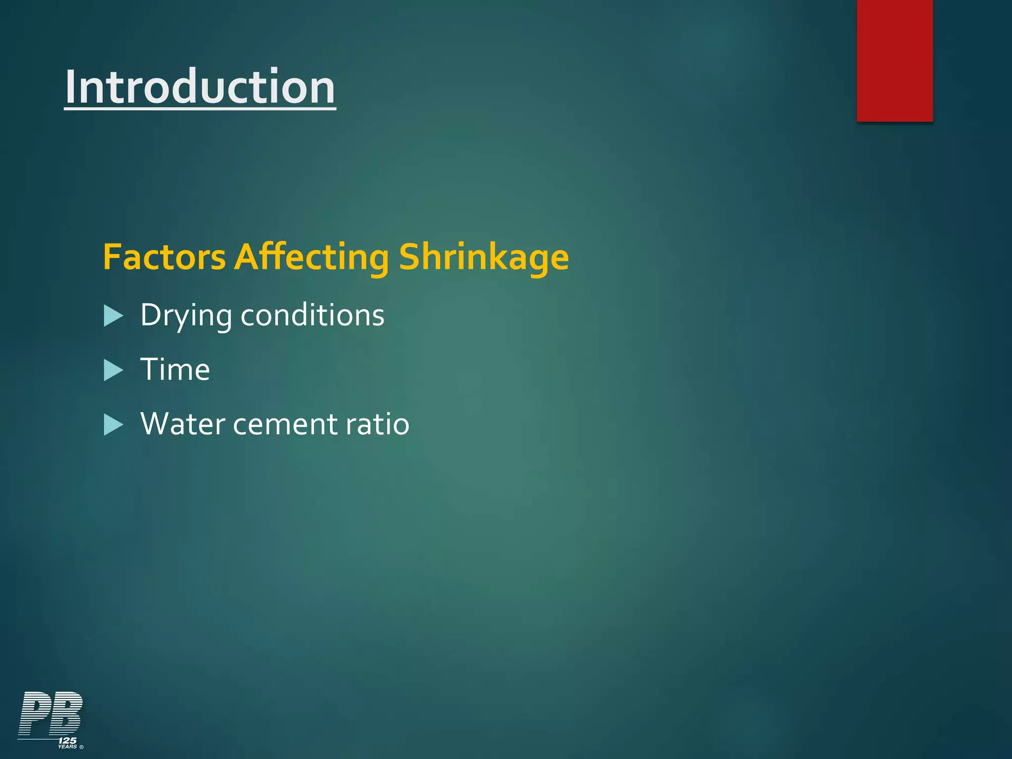 Creep and shrinkage | PPTX