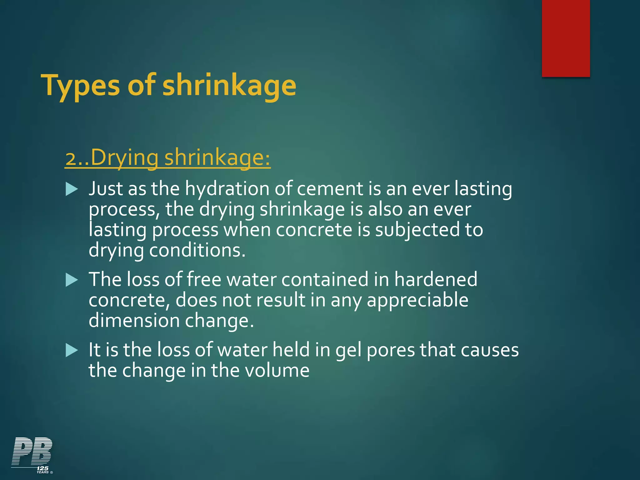 Creep and shrinkage | PPTX