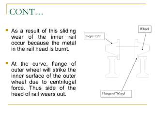 creep and wear of rail in the head and end.ppt