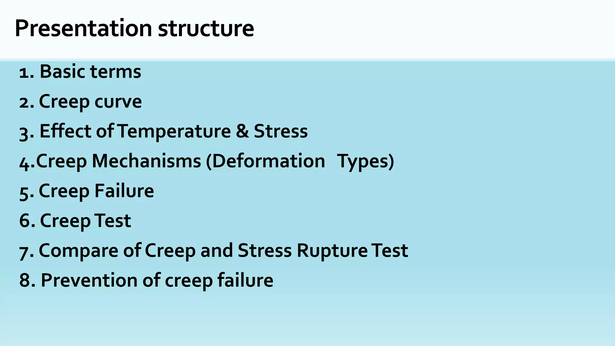 Creep Failure | PPTX