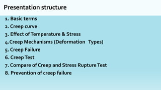 Creep Failure | PPTX