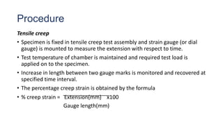 Creep & fatigue | PPTX