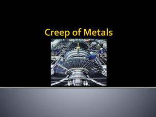 Creep of metals | PPTX | Geology | Science