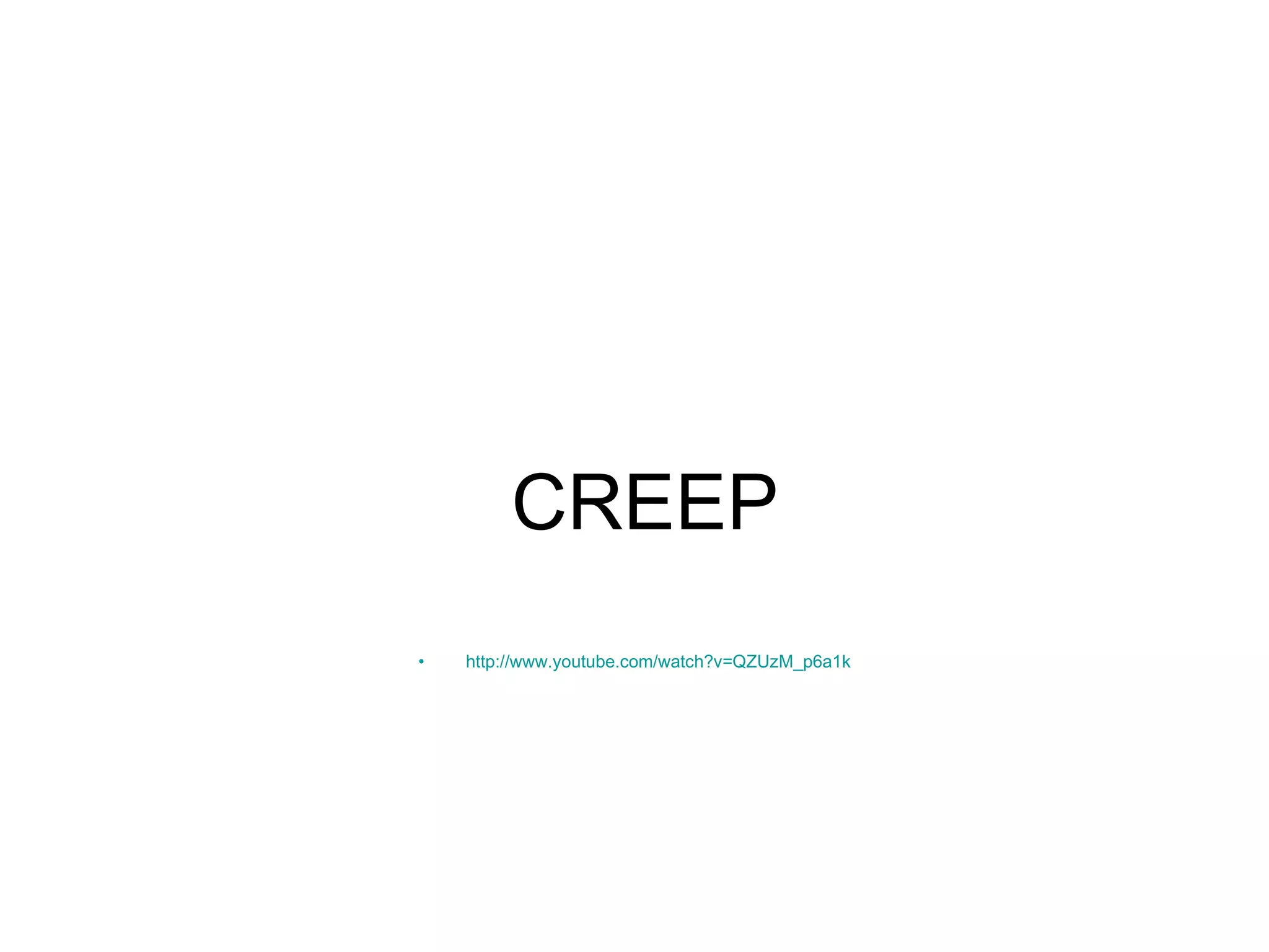 Creep presentation | PPT