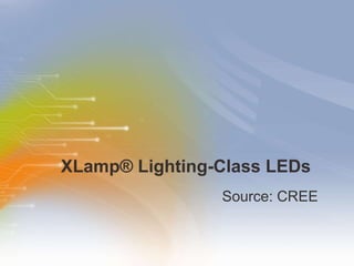 Xlamp Lighting-Class LEDs | PPT