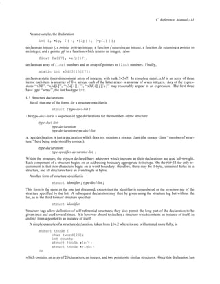 C reference manual | PDF