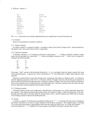 C reference manual | PDF