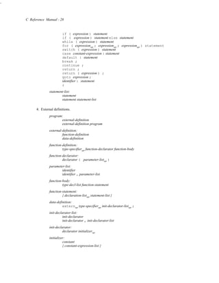 C reference manual | PDF