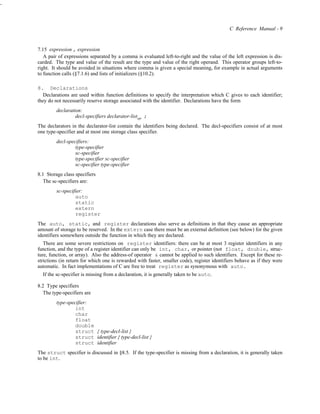 C reference manual | PDF
