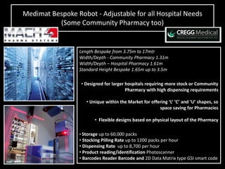 Cregg medical mach4 robots and medicines management | PPT