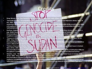 Genocide in Sudan | PPT