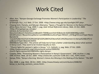 Women's Rights in Kenya | PPTX