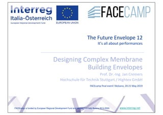Jan Cremers, Hochschule für Technik Stuttgart (DE) “Designing Complex Membrane Building ...