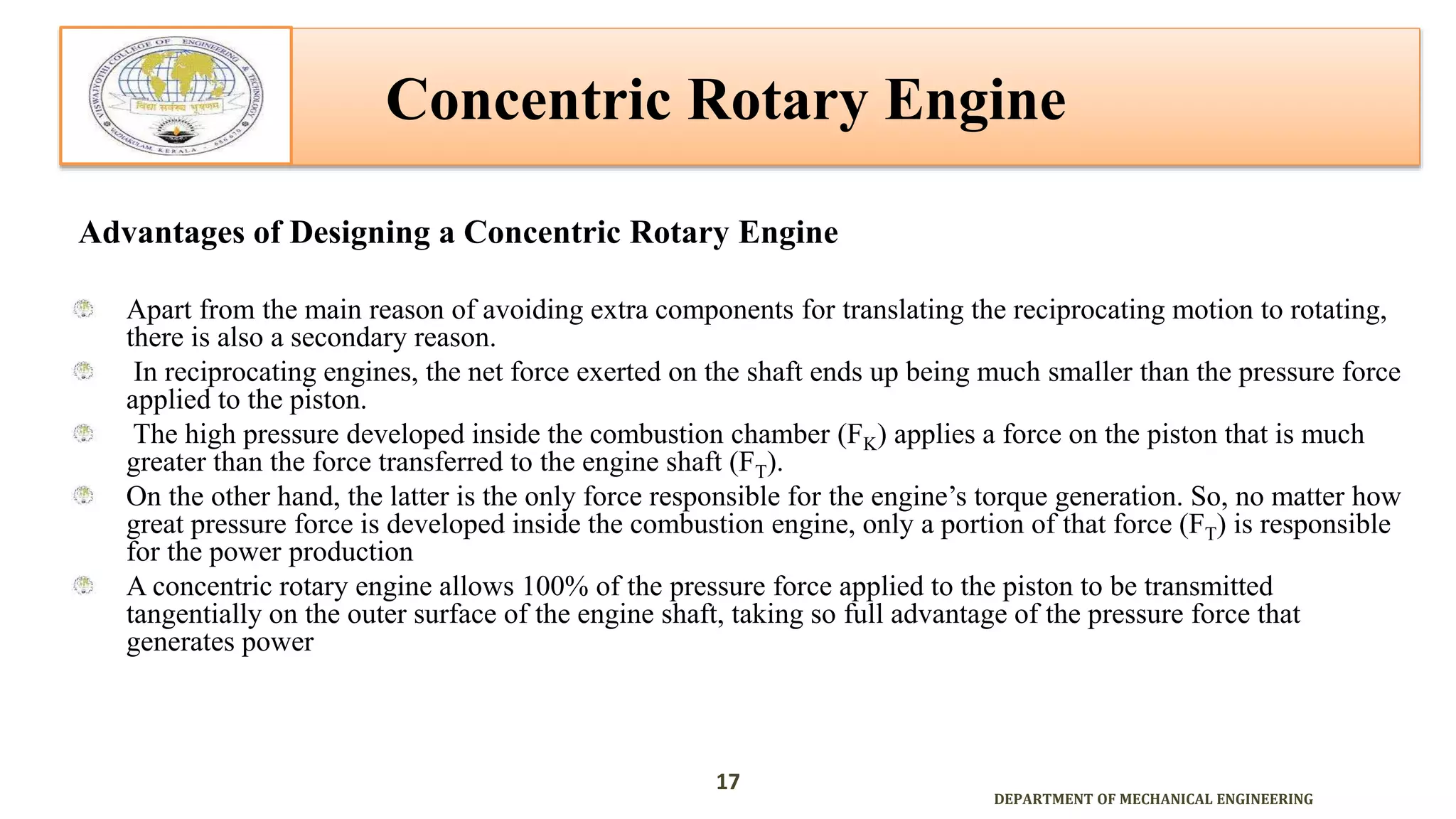 SARM Engine - A new concept of Concentric Rotary Engines | PPT