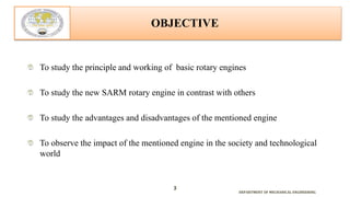 SARM Engine - A new concept of Concentric Rotary Engines | PPTX
