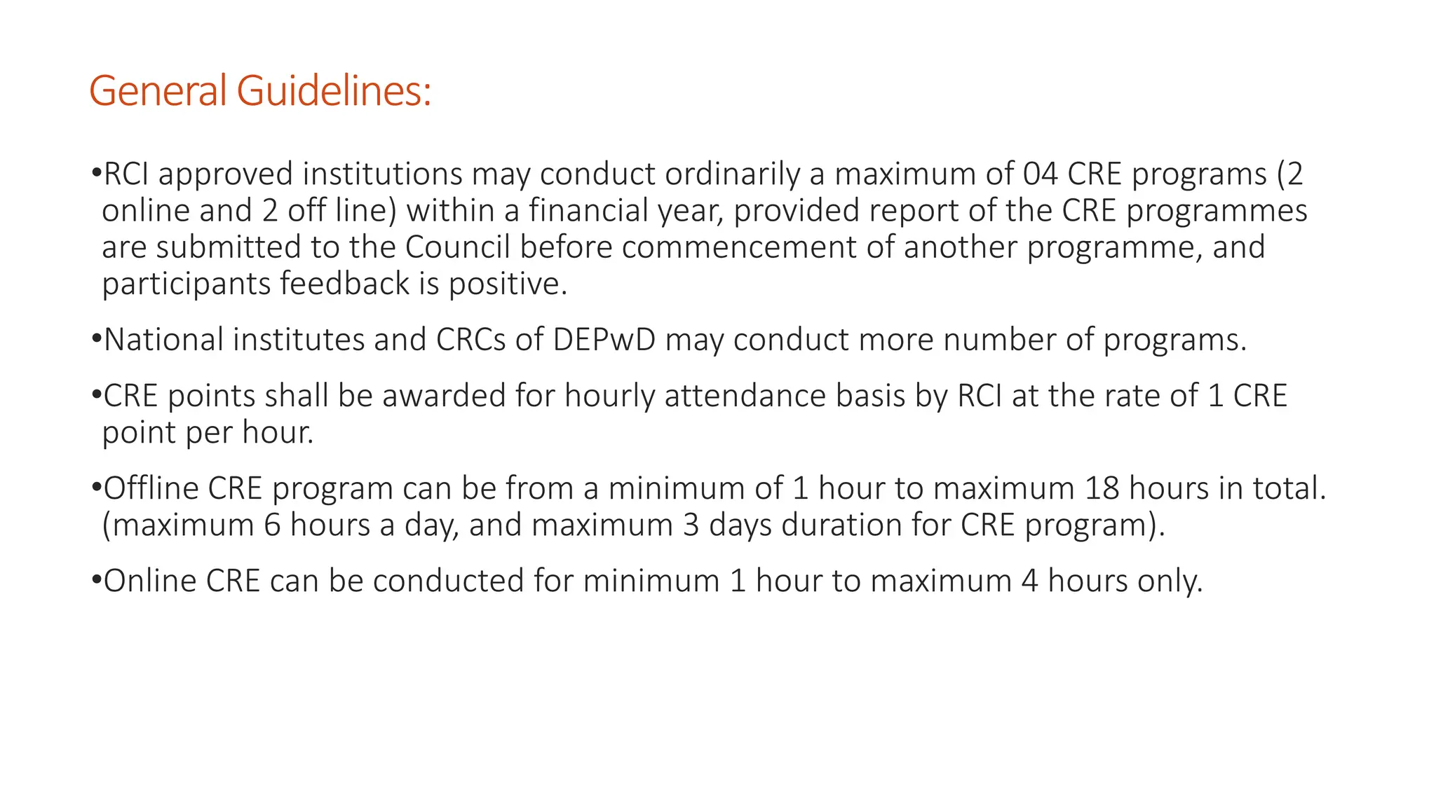 CRE Norms and Guidelines.pptx