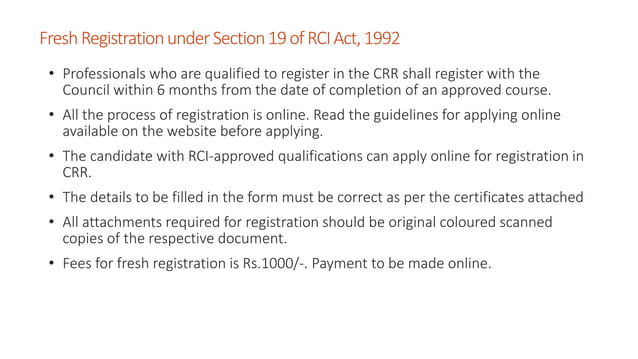 CRE Norms and Guidelines.pptx | Resume Writing and Advice | Job Search