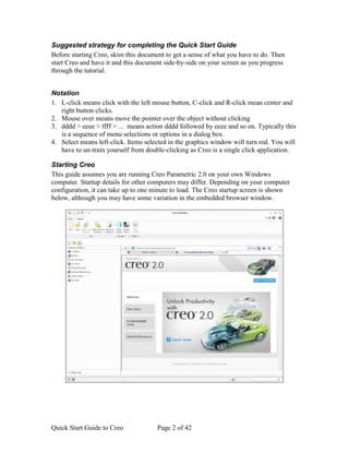 Creo parametric-quick-start | PDF