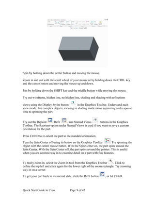 Creo parametric-quick-start | PDF