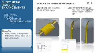 Creo 4.0 sheetmetal enhancements | PPTX