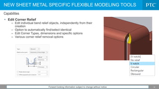 Creo 4.0 sheetmetal enhancements | PPTX
