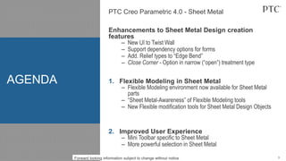Creo 4.0 sheetmetal enhancements | PPTX