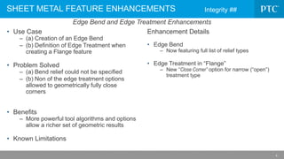 Creo 4.0 sheetmetal enhancements | PPTX