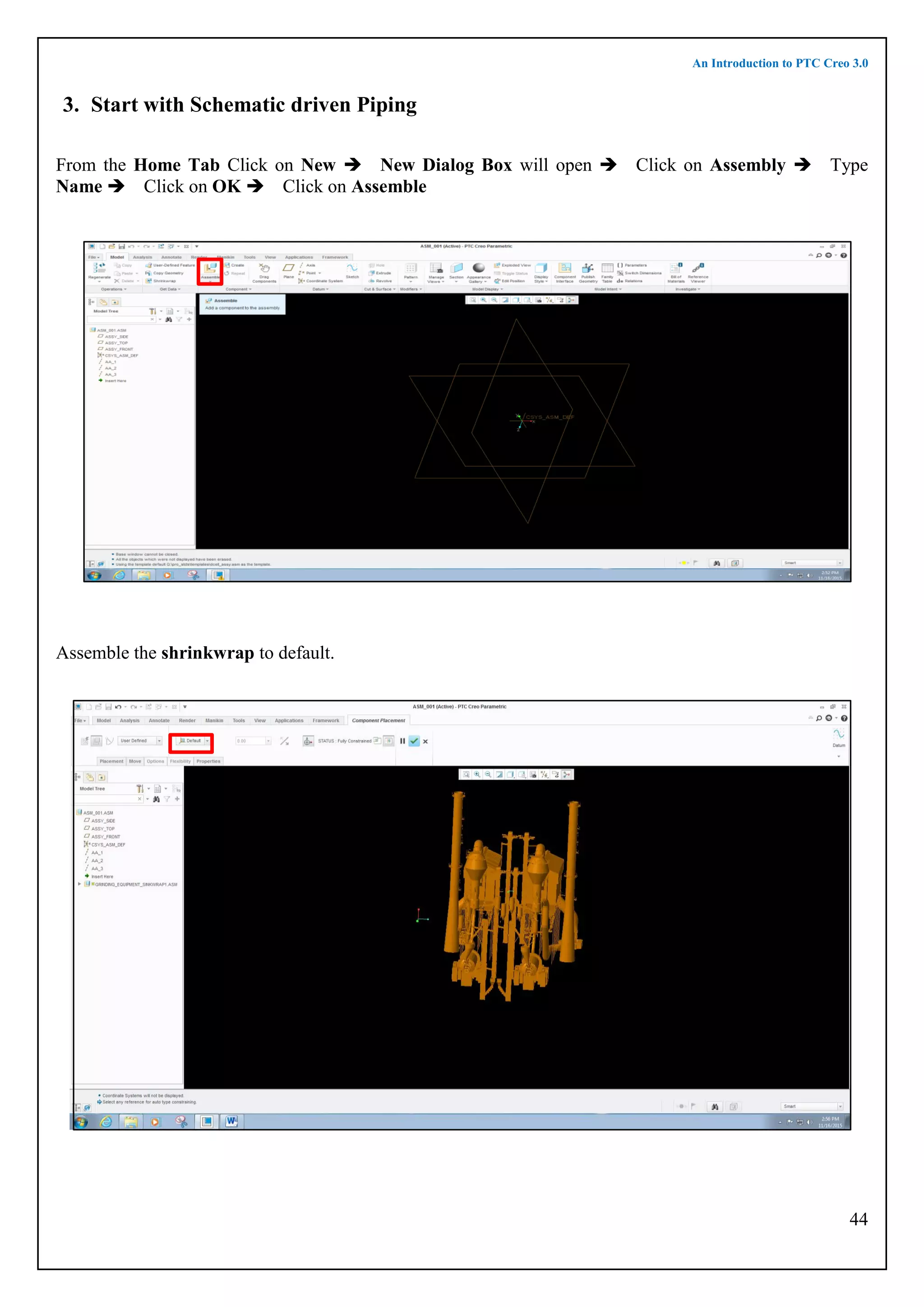 An Introduction to Creo 3.0 | PDF