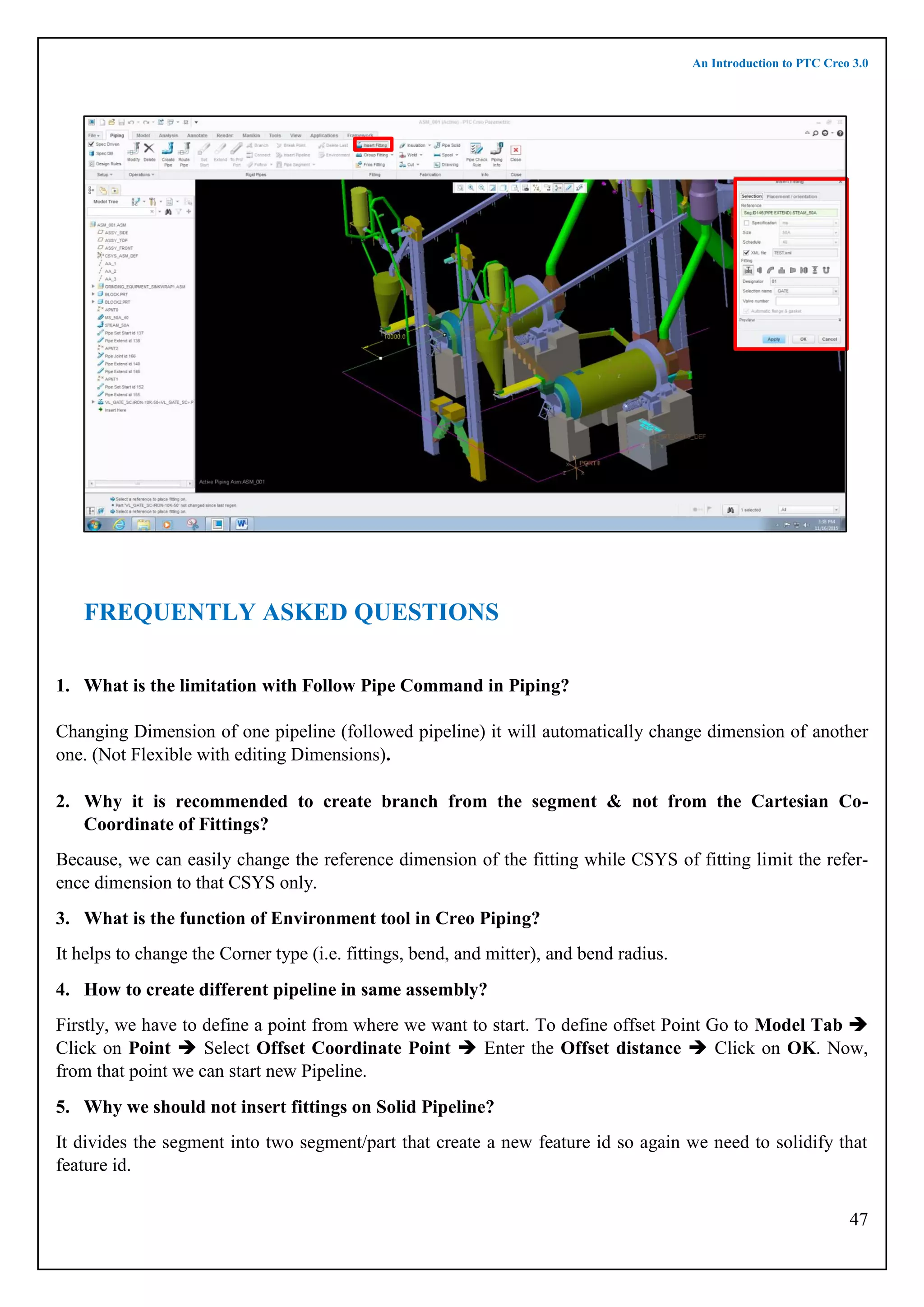 An Introduction to Creo 3.0 | PDF