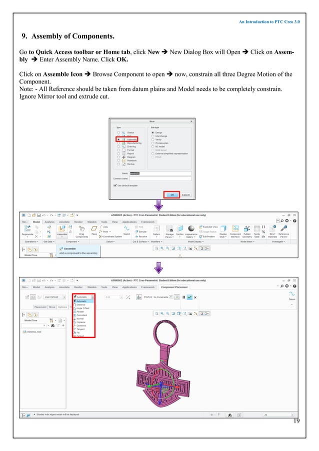 An Introduction to Creo 3.0 | PDF | Computer Software and Applications ...