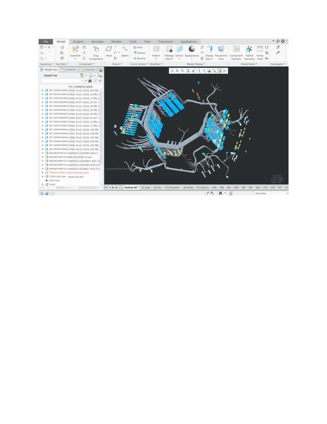Creo cable harness satellite propulsion preliminary routing | PDF