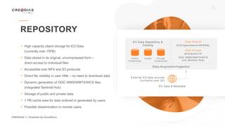 CREODIAS: Cloud for Eath Obseration Data Processing | PPT