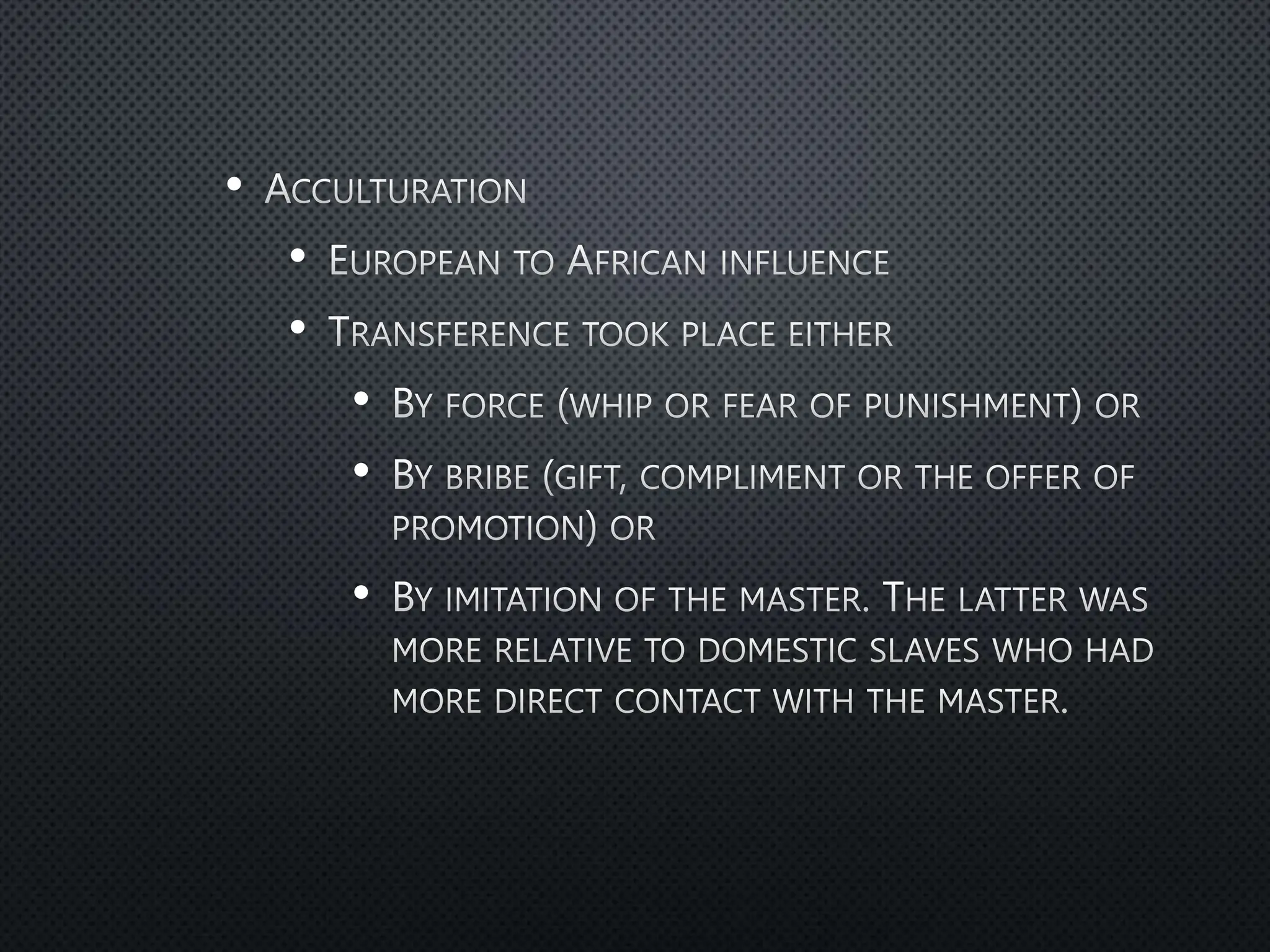 Cape sociology unit 1 - CREOLIZATION.ppt