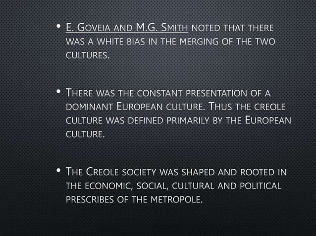 Cape sociology unit 1 - CREOLIZATION.ppt