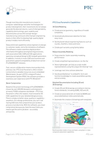 Creo Parametric - Comprehensive 3D CAD Software for Advanced Product ...