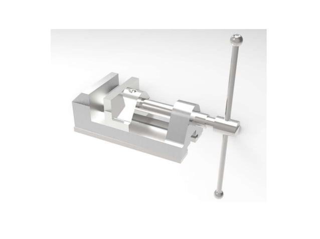 CADD Modelling of Bench Vise using Creo Parametric 2.0 | PPSX | Desktop ...
