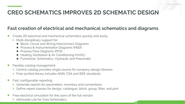 Creo Schematics Overview Sales Presentation (2).PPTX | Desktop Publishing | Computer Software ...
