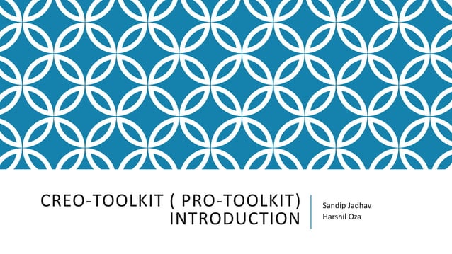 Creo toolkit introduction | PDF