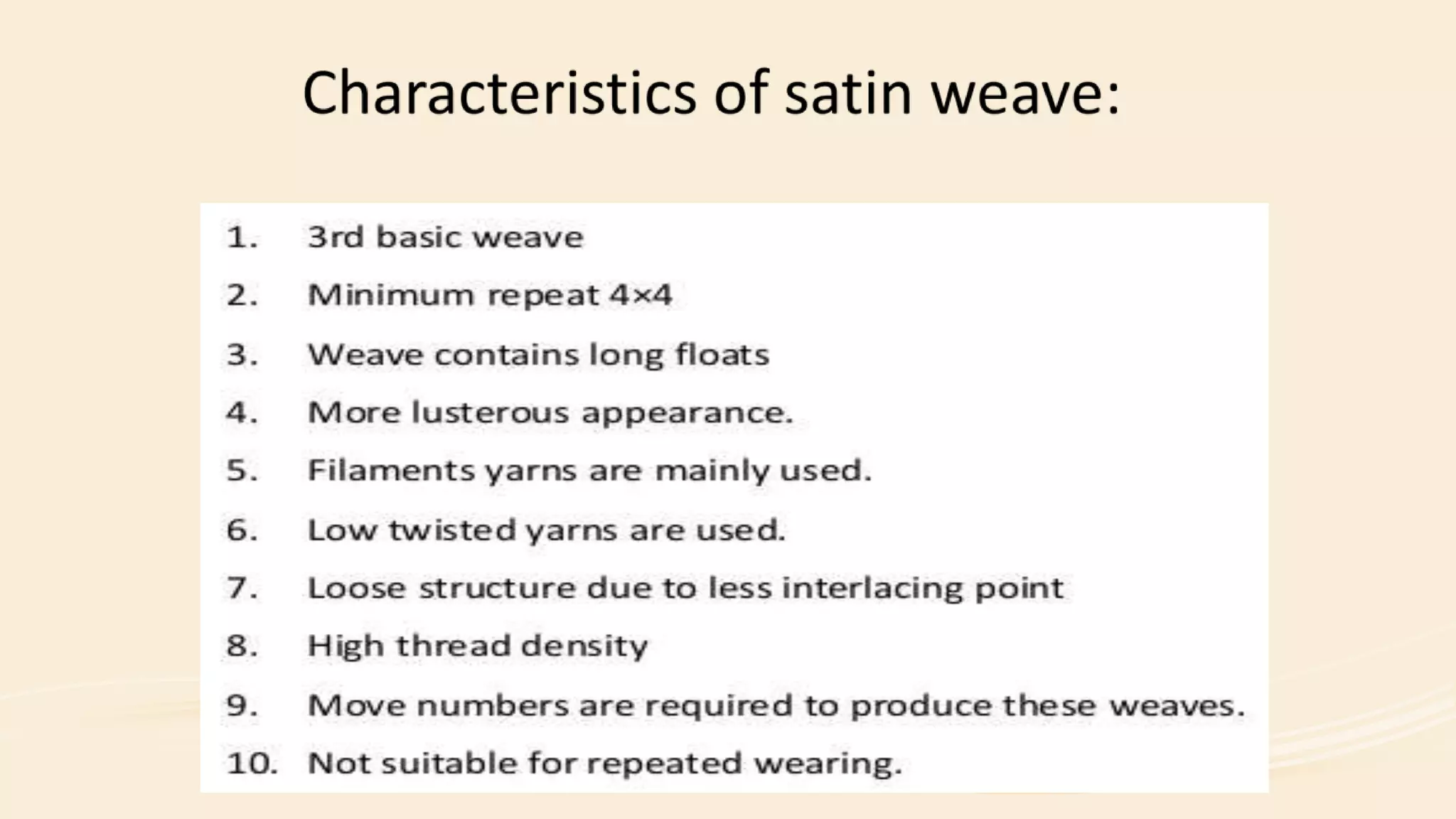 Crepe weave | PPTX