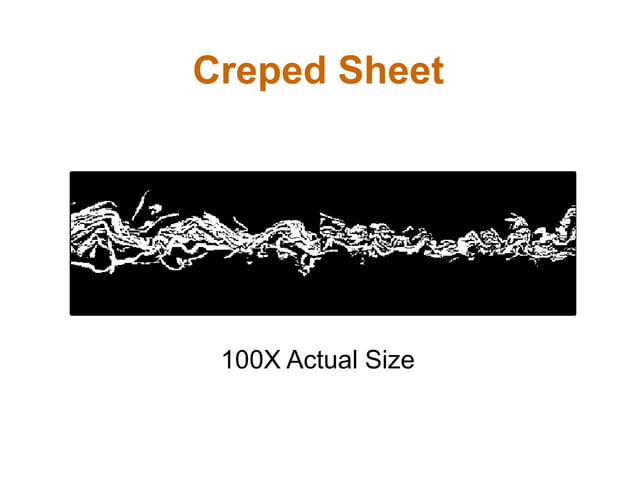 Creping. Tissue machine creping | PDF