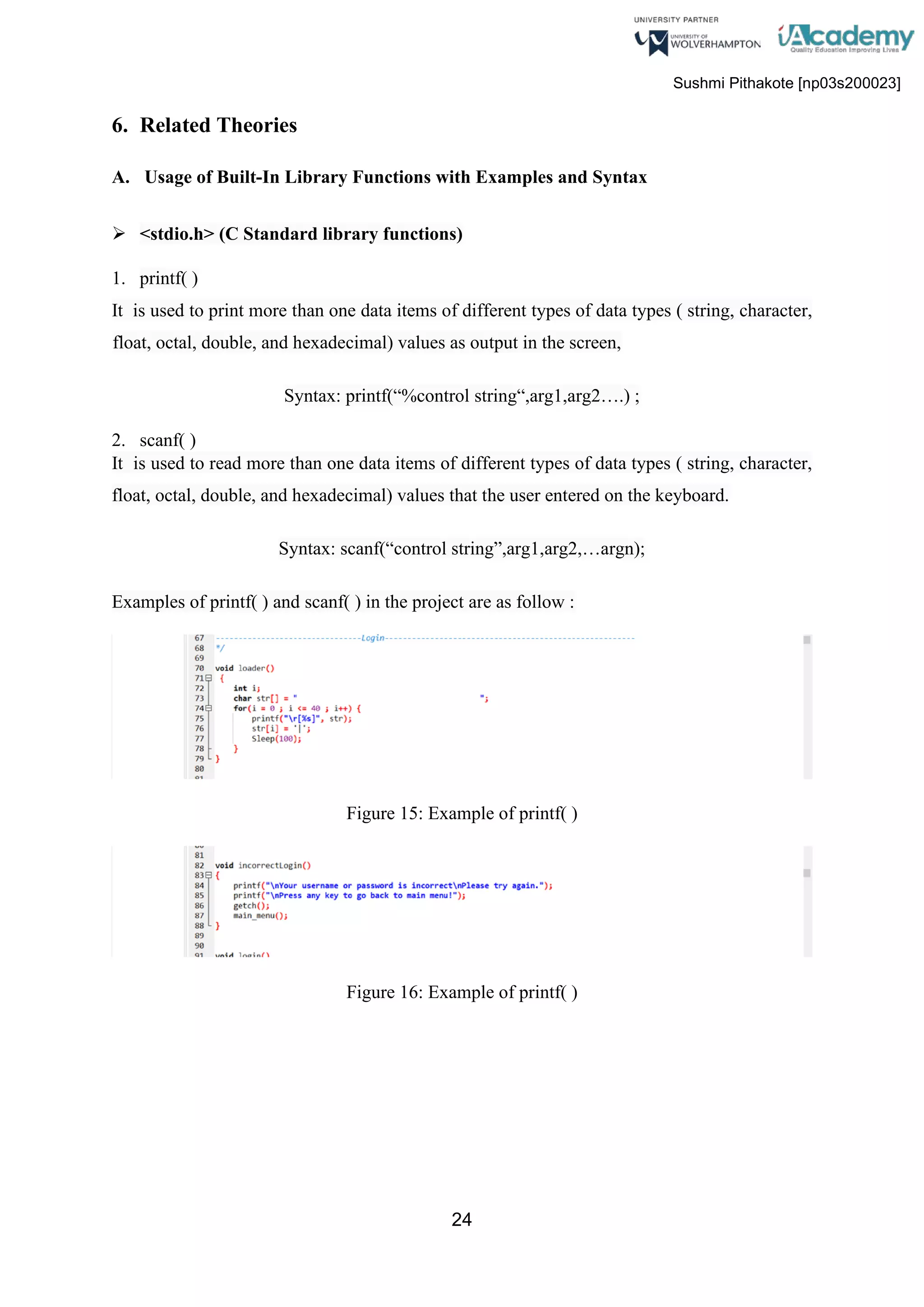 Food Order Management System using C | PDF