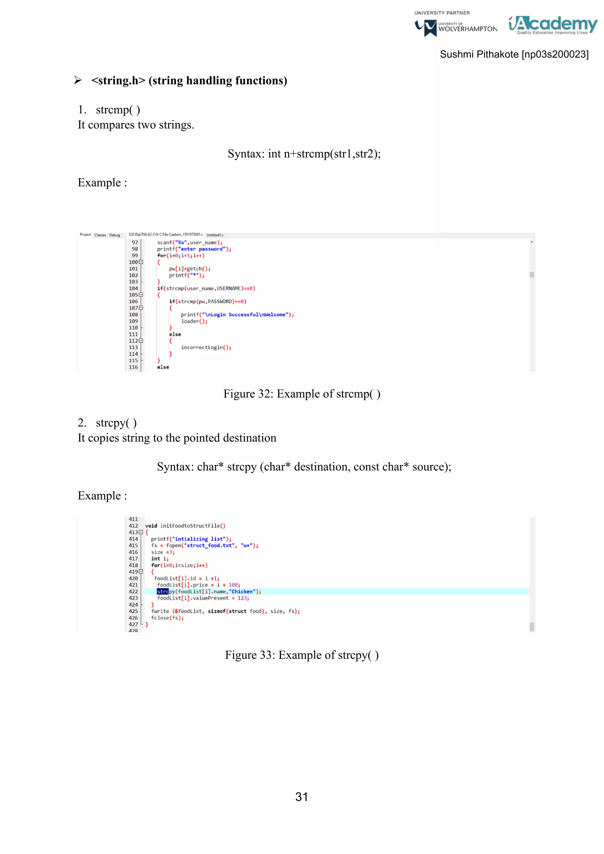 Food Order Management System using C | PDF