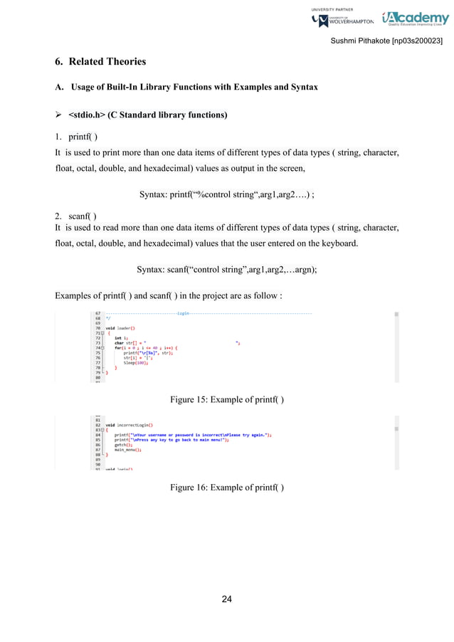 Food Order Management System using C | PDF