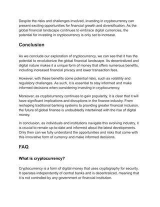 What is Cryptocurrency? | PDF