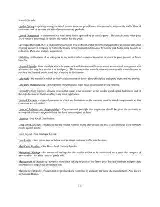 Crer internship glossary | PDF