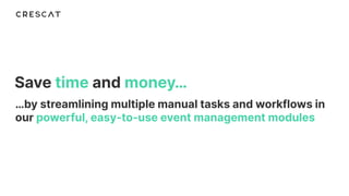 Introducing Crescat - Event Management Software for Venues, Festivals ...