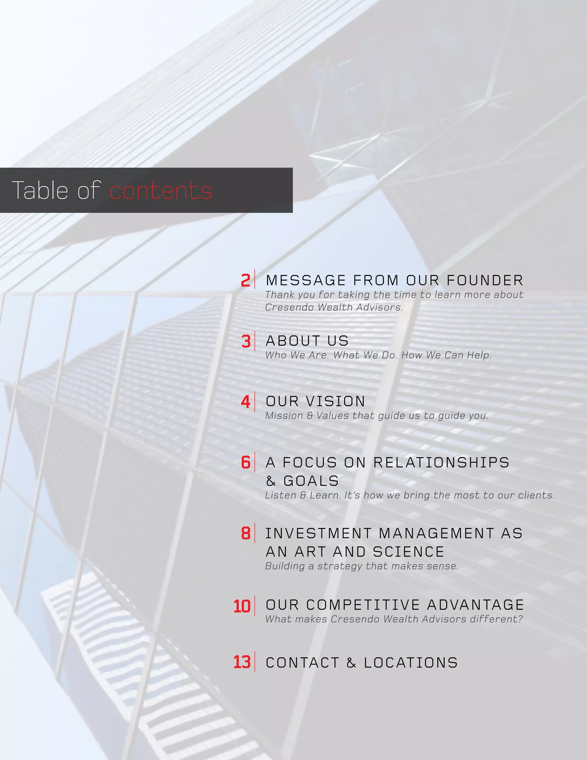 Crescendo Wealth Brochure | PDF